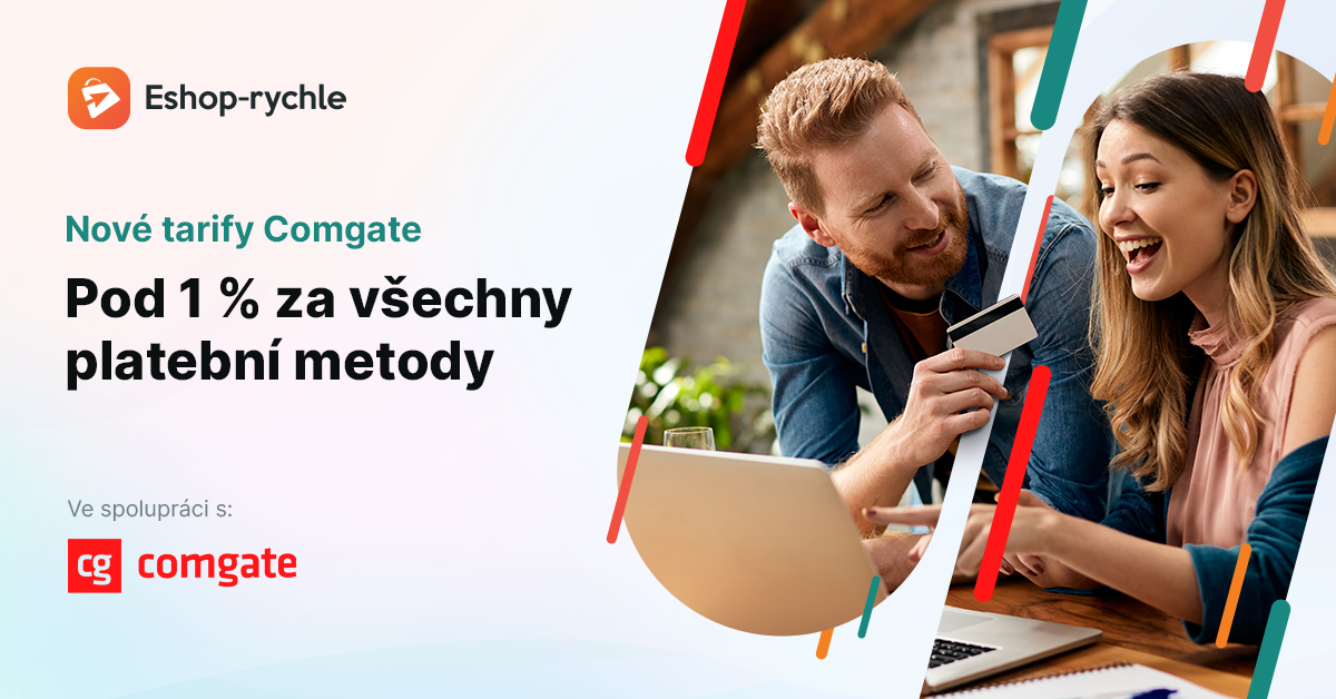 Nové tarify Comgate nabízejí sazbu poplatků pod 1 % za všechny platební metody | Blog Eshop ...