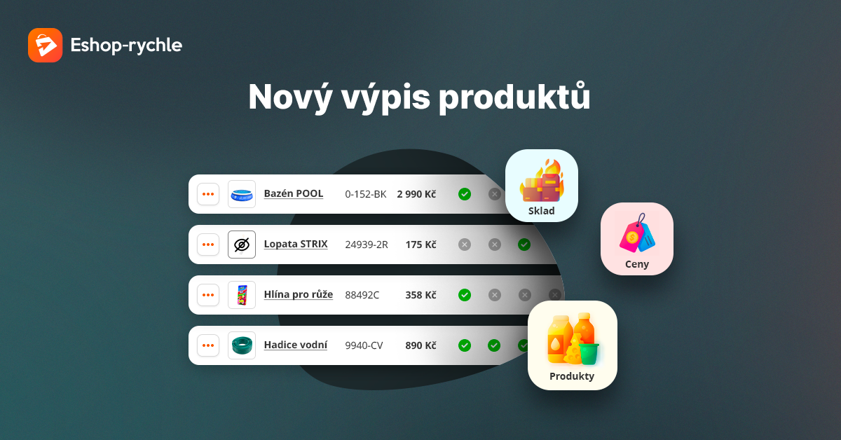 Nový výpis produktů, filtry, práce s cenami a skladem 🚀 | Blog Eshop ...
